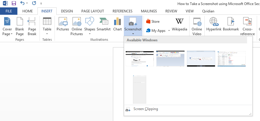 CHIPS Technology Group, Inc.: How to Take A Screenshot In Microsoft Office