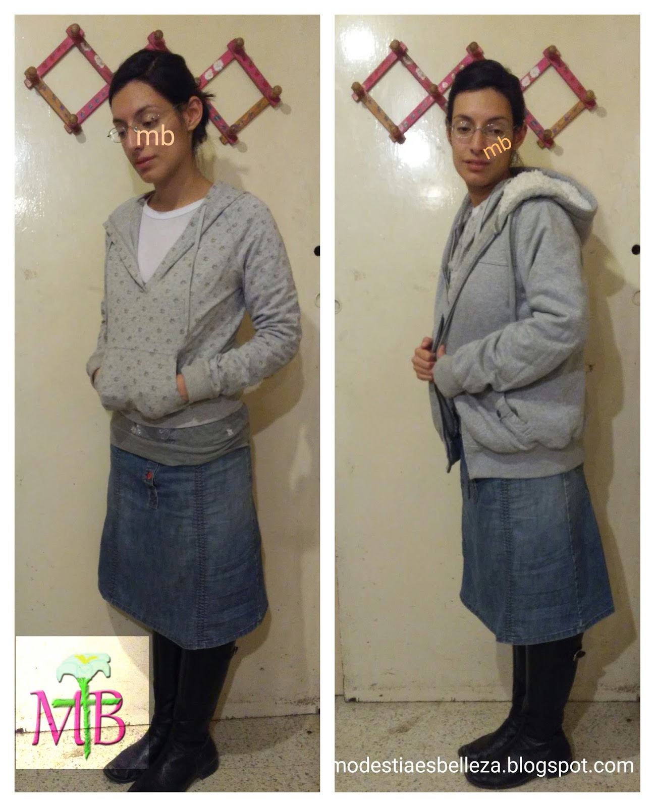 También esta es la opción para un look casual y salir así a la calle a ...