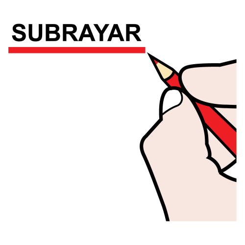 Aprendiendo y Creciendo: Subrayado