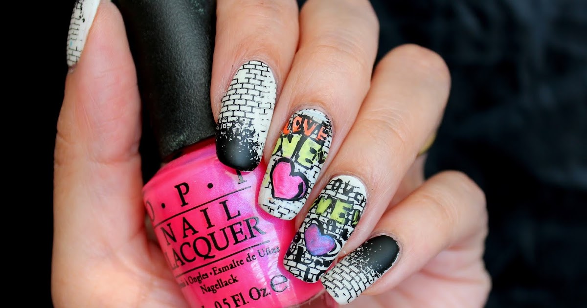 Nail Art │ Graffiti Nails [26 Great Nail Art Ideas] / Polished Polyglot