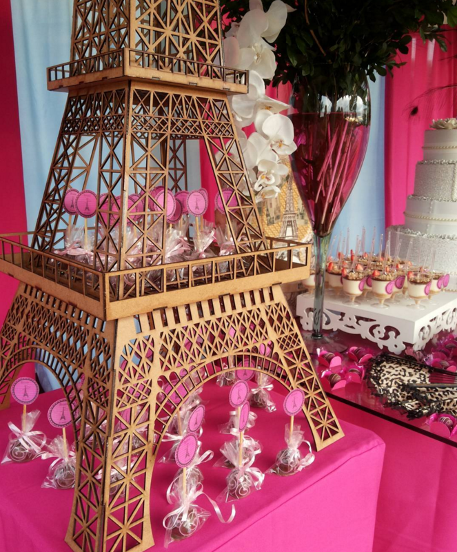 Fiesta temática de París para quinceañeras