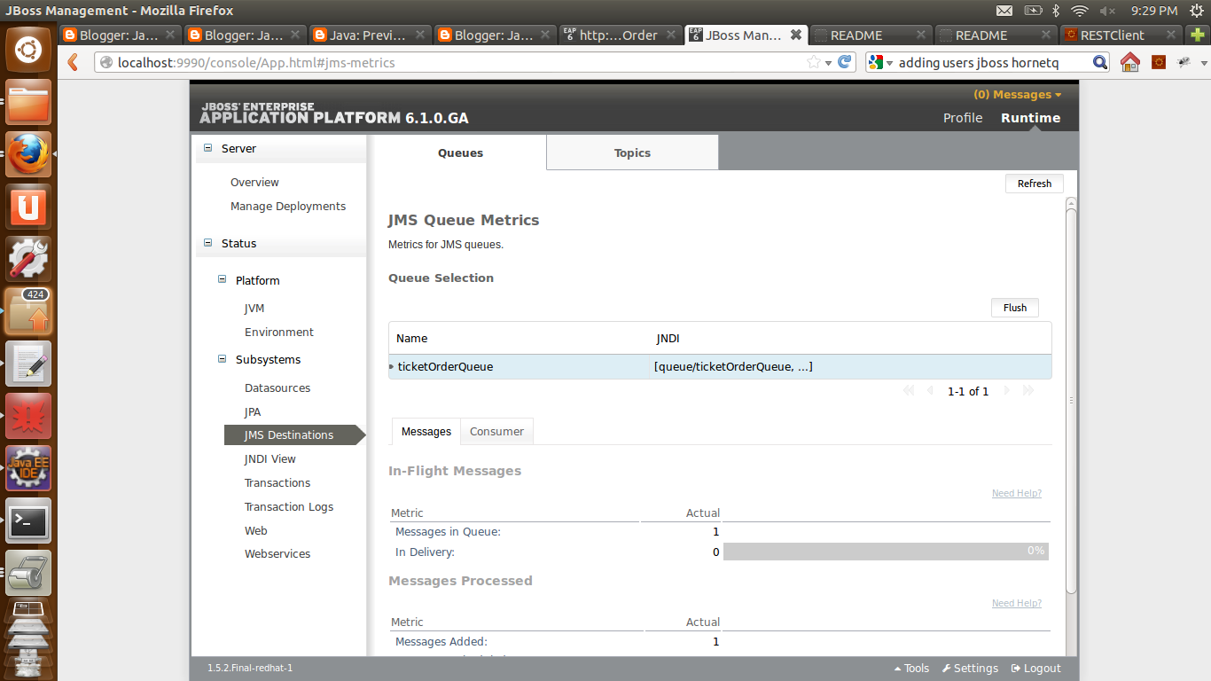 Java: Simple HornetQ JMS Tutorial