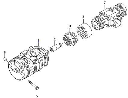 VW GROUP: 070903327D VW GROUP-COUPLING
