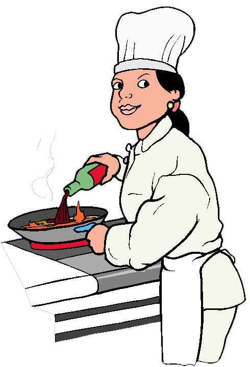 Dibujos animados de una cocinera - Imagui