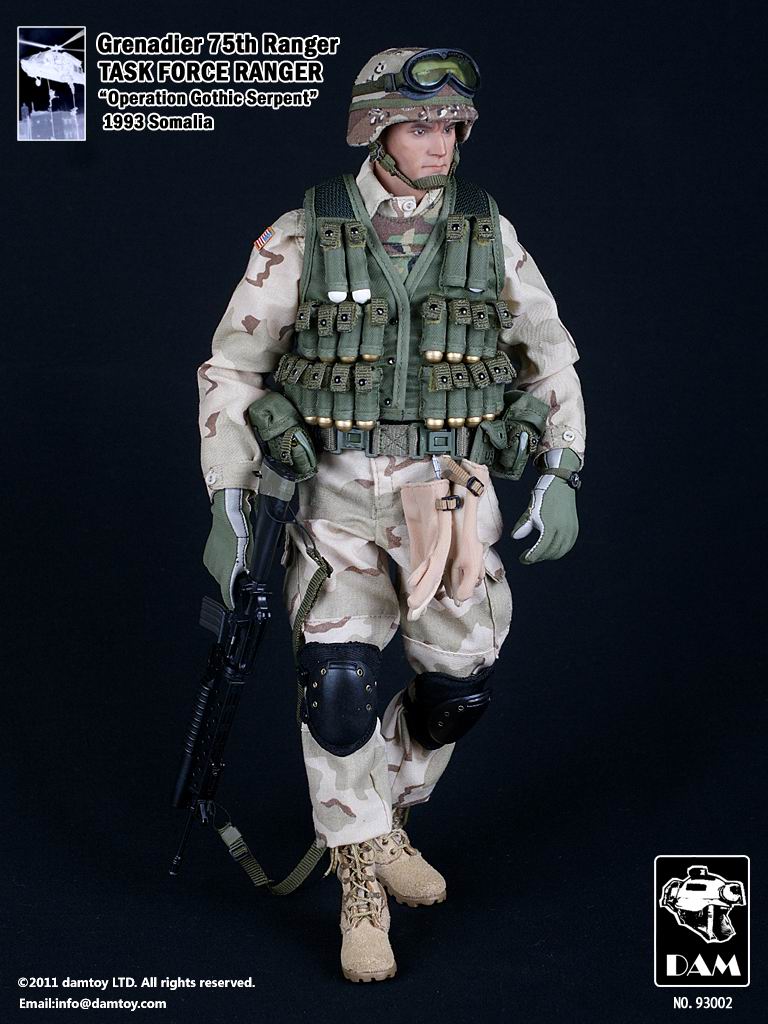 Top Good Stuff: DAM 1/6 Grenadier 75th Ranger, Operation Gothic Serpent ...