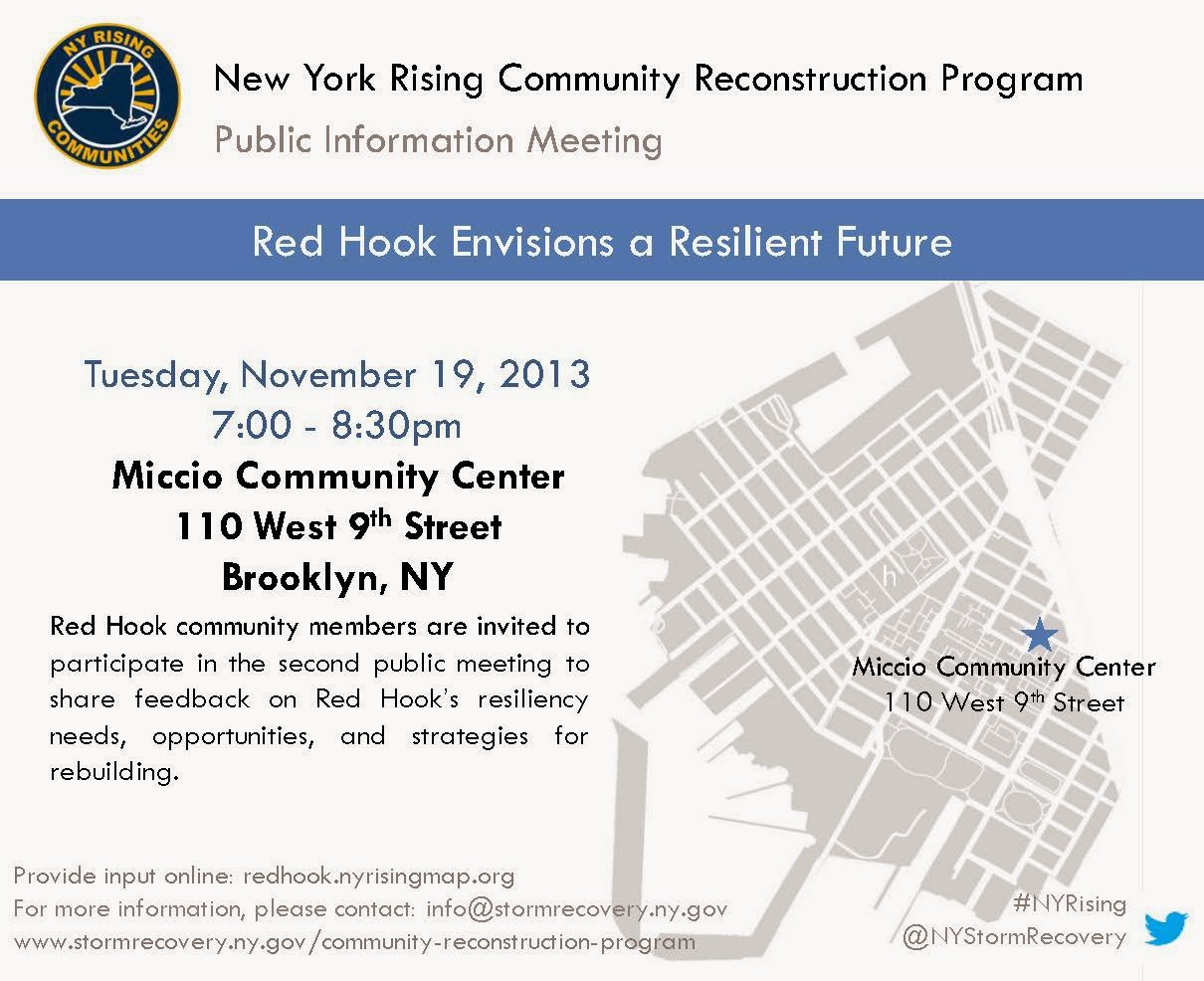 A View From The Hook: Second Red Hook-Wide Public Meeting for NY Rising ...