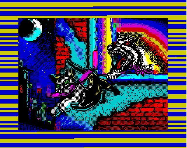 Indie Retro News: Alley Cat - Atari/DOS cat classic as a ZX Spectrum ...