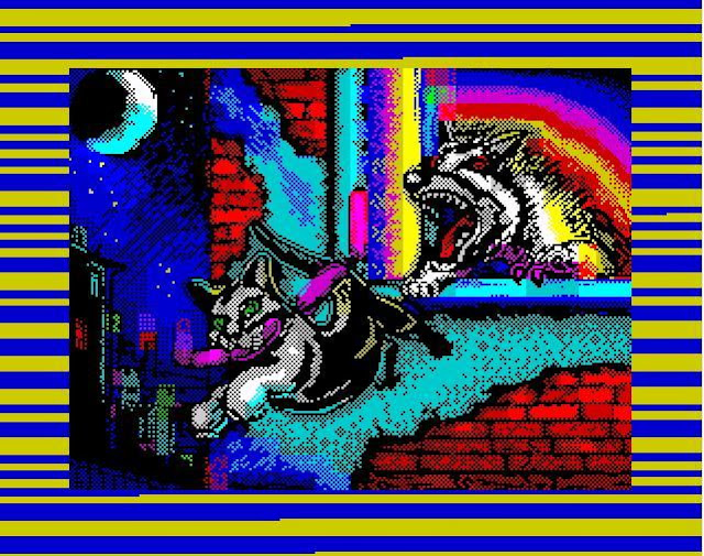 Indie Retro News: Alley Cat - Atari/DOS cat classic as a ZX Spectrum ...