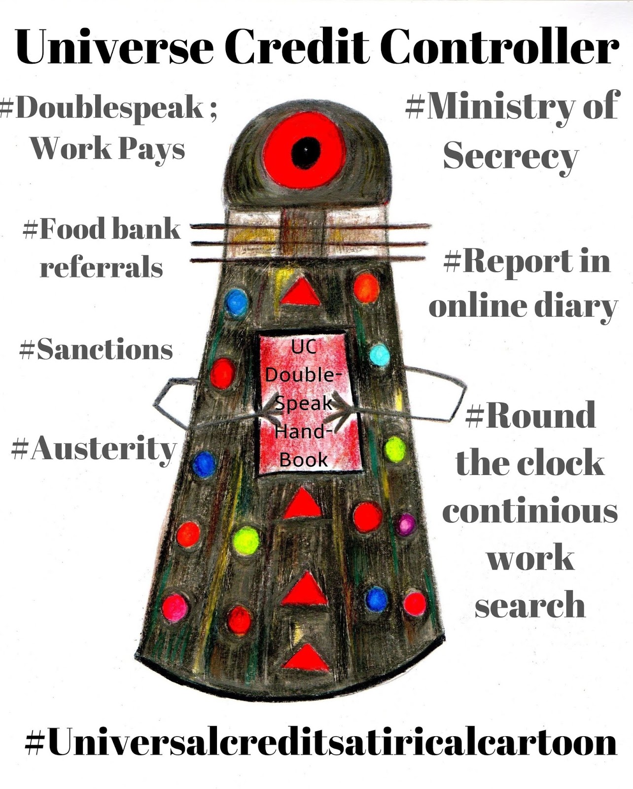 Jane Air Blog: Universal Credit Controller cartoon ; Universal Credit ...