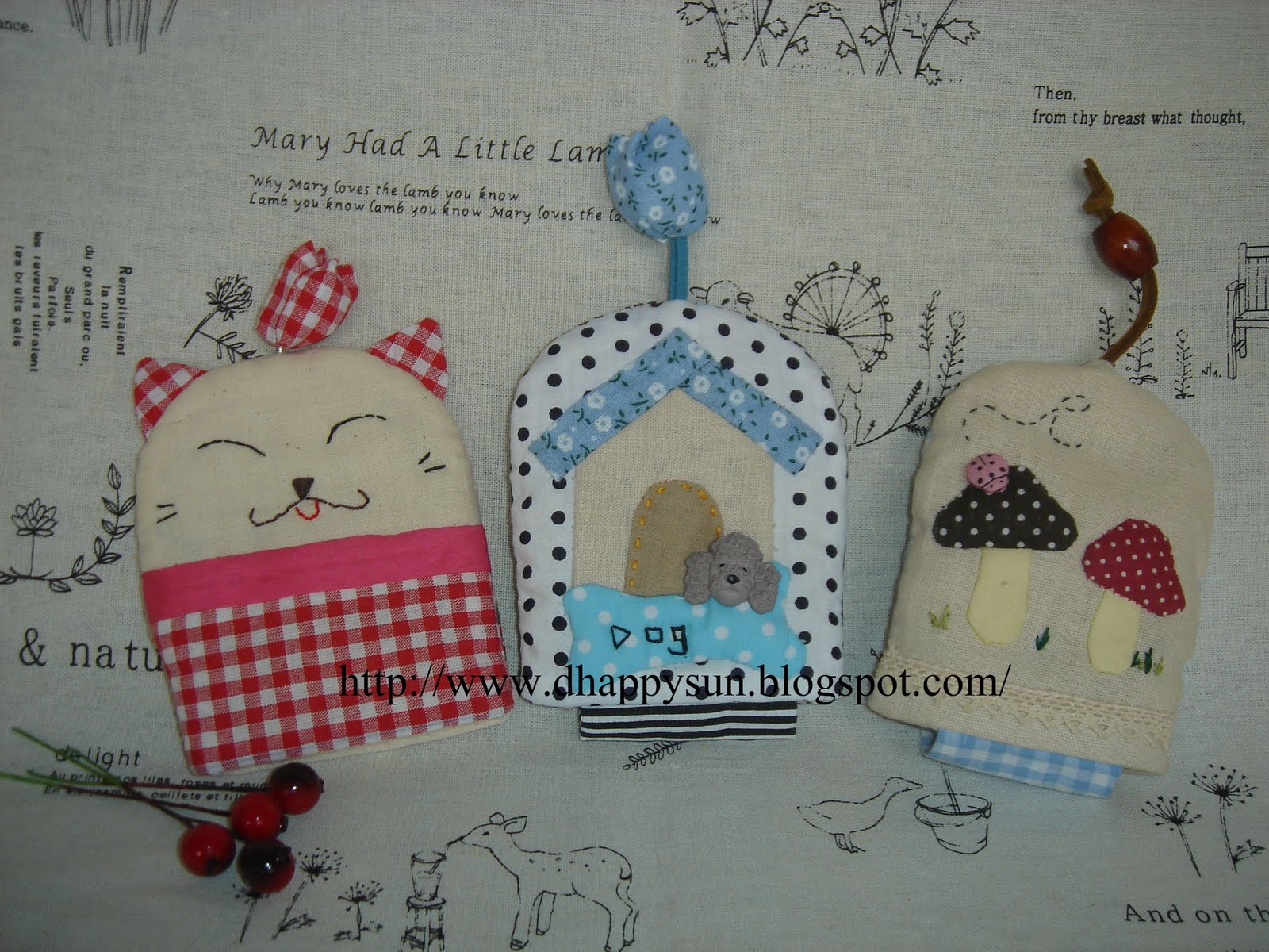 Handmade: Fabric key pouch