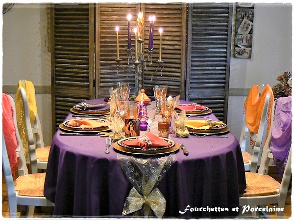 Fourchettes et Porcelaine: TABLES " INSPIRATION ORIENTALE