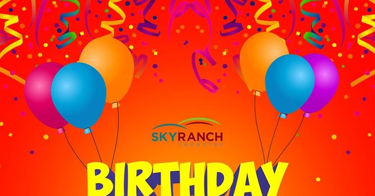 Manila Shopper: Sky Ranch Birthday Promo 2016