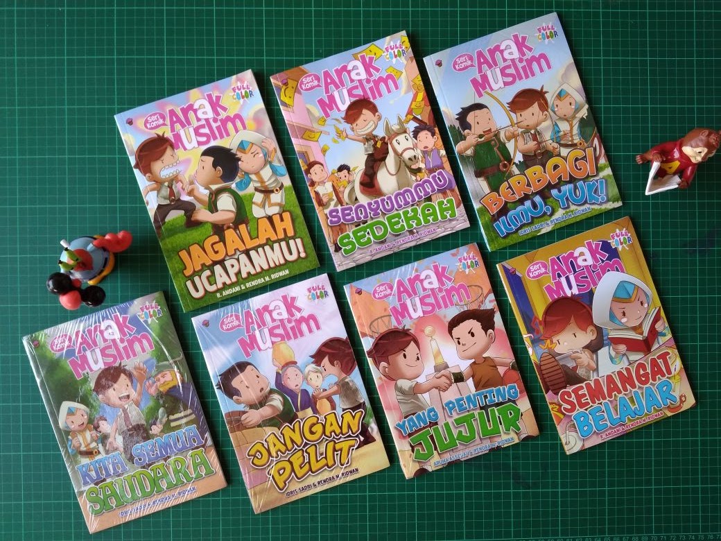 Review Buku : Seri Komik Anak Muslim - Buku kece untuk menemani liburan ...