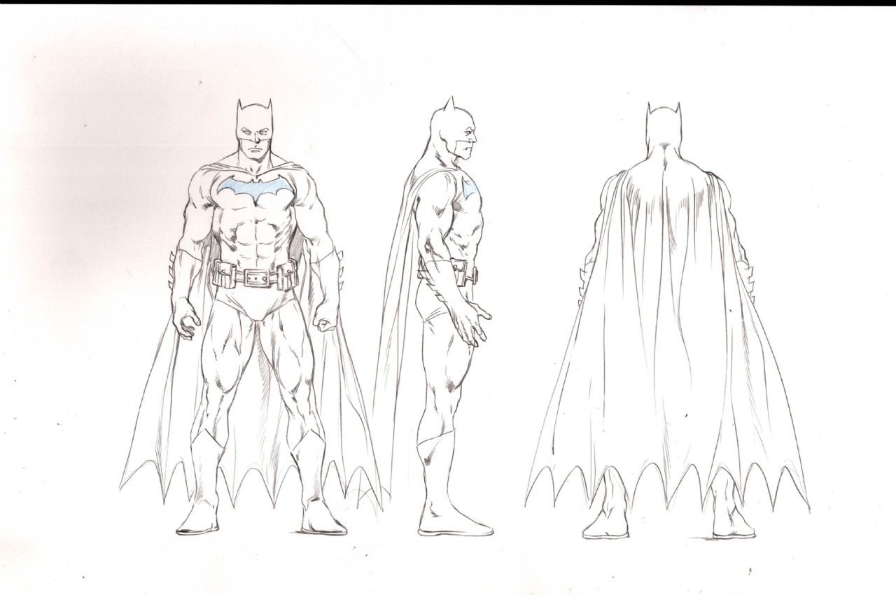 The Dork Review: DC Icon Action Figure Model Sheets by Ivan Reis