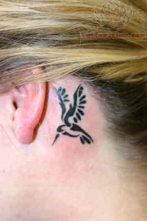 Humming Bird Tattoos: Hummingbird Tattoos On Back Of Neck