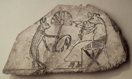 A · K · ....: Ostraca egipcios