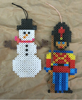 Turkishly Delightful: 25 Days of Ornaments: Fusible-bead snowman and ...