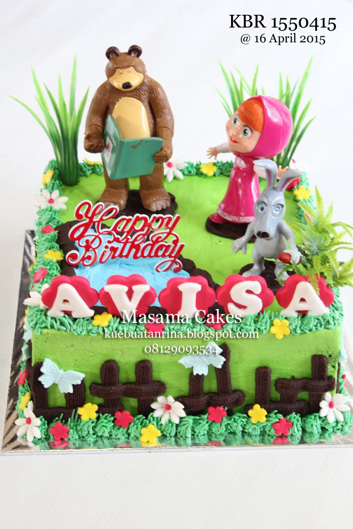 Masama Cakes: Marsha And The Bear Birthday Cake For Avisa...