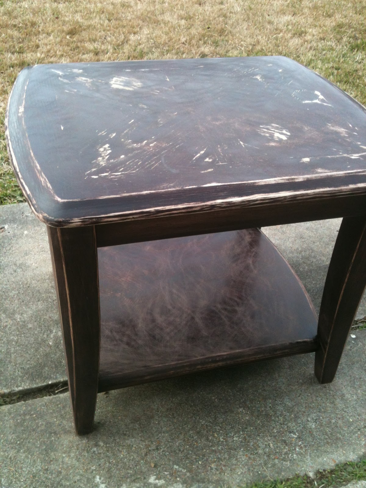 One day at a time.....: End table Redo