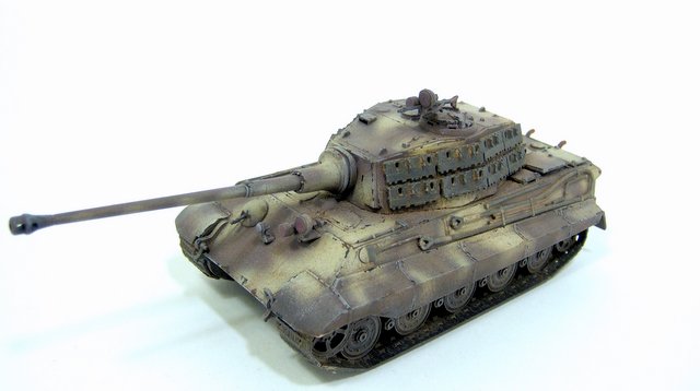 Gulumik Military Models: Night King Tiger 1/72 Revell/Scratch - Gallery