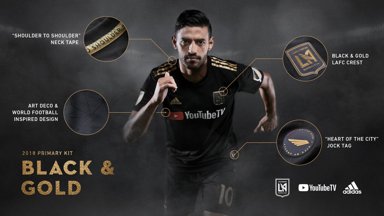 LAFC 2018 Inaugural Season Home + Away Kits Released - Footy Headlines