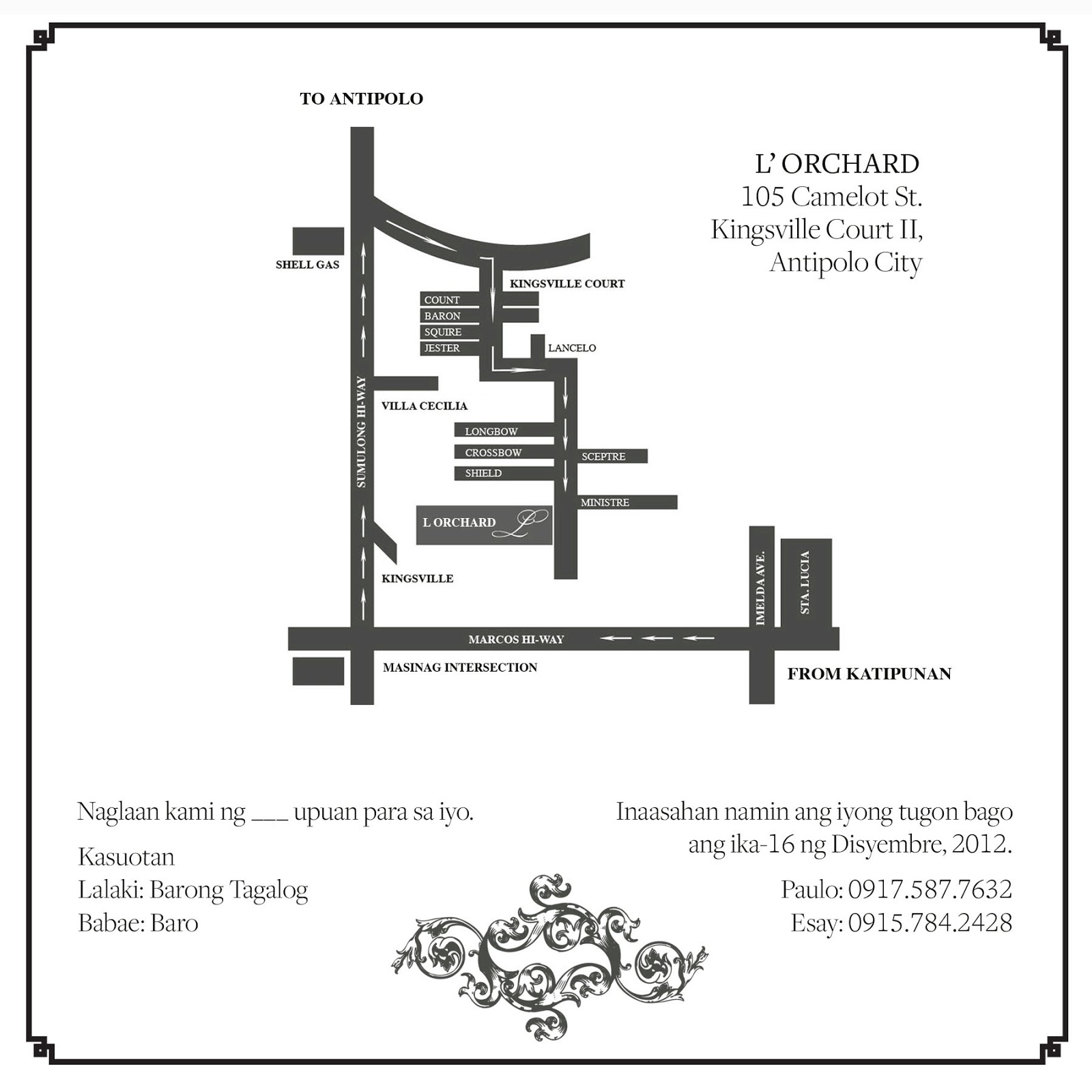 Practical Pinay: Our Tagalog Wedding Invitation