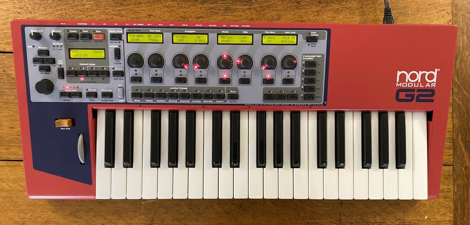 MATRIXSYNTH: Nord Modular G2 Keyboard and Voice Expansion SN MD10987 w ...