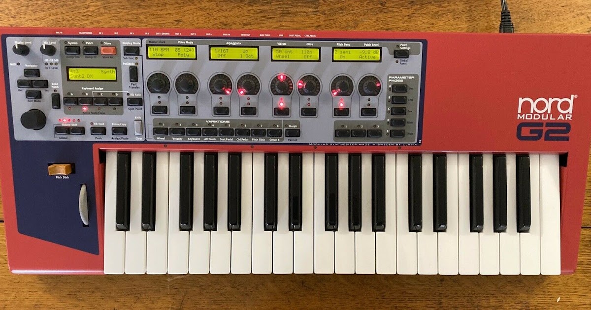 MATRIXSYNTH: Nord Modular G2 Keyboard and Voice Expansion SN MD10987 w ...