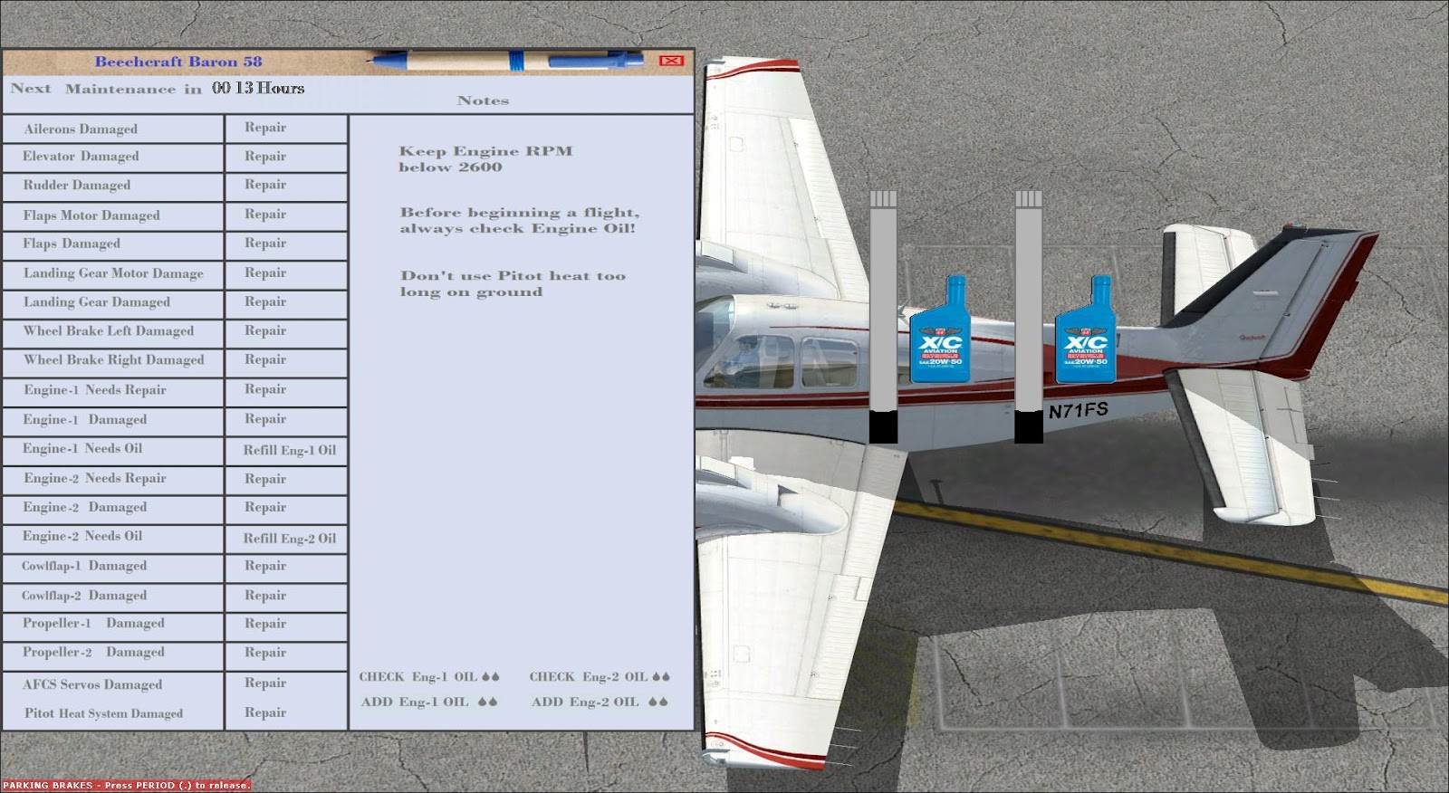 FSX Aircraft Inspection Mod