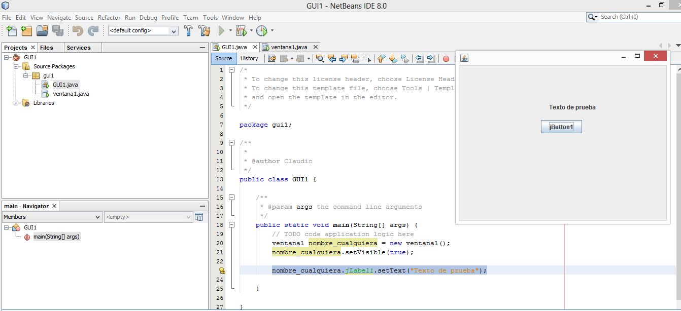 Códigos Tip: Interfaz gráfica en Java-Netbeans Parte 1