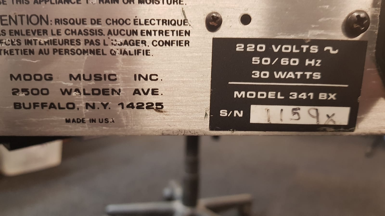 MATRIXSYNTH: Moog Source SN 1159x