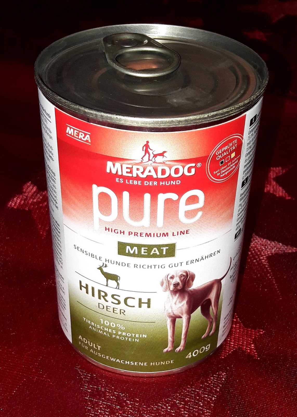 Svea testet Produkte: Meradog pure MEAT Nassfutter Hirsch ♥