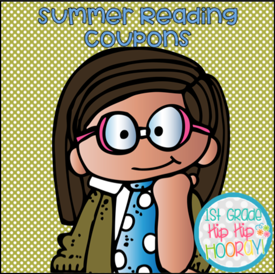 1st Grade Hip Hip Hooray!: Summer Reading Reward Coupon Freebie!!