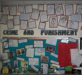 Creative Teaching Displays: Crime and Punishment Classroom Display