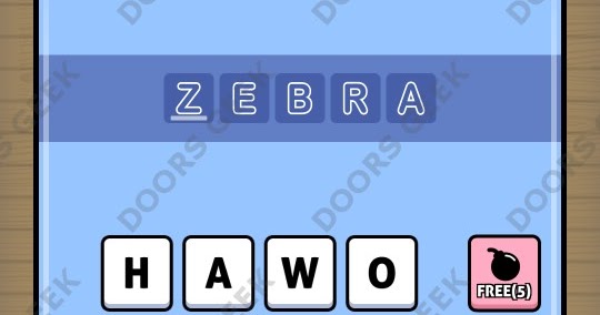 Escape Room: Mystery Word Level 5 Answer ~ Doors Geek