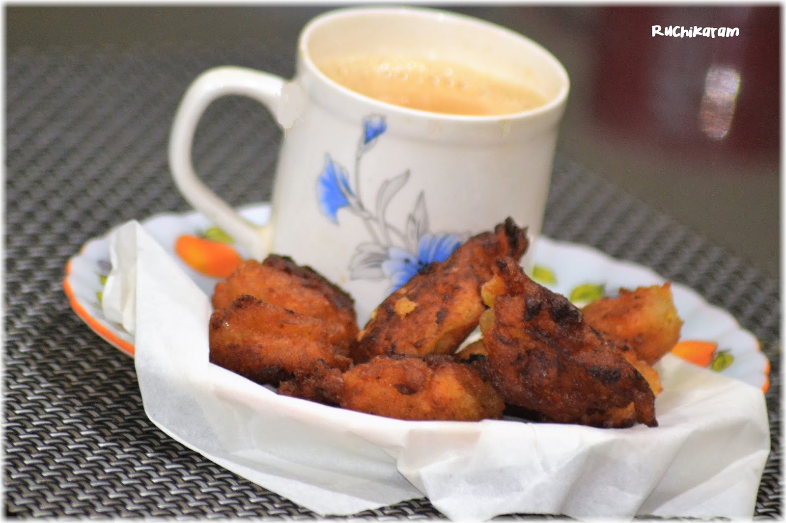 Ruchikaram: Banana Fritters/ Etha Pazham appam