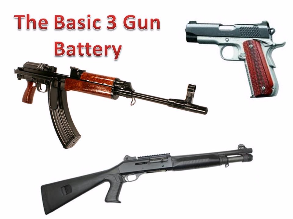 Average Joe's Handgun Reviews: The Basic Three Gun Battery