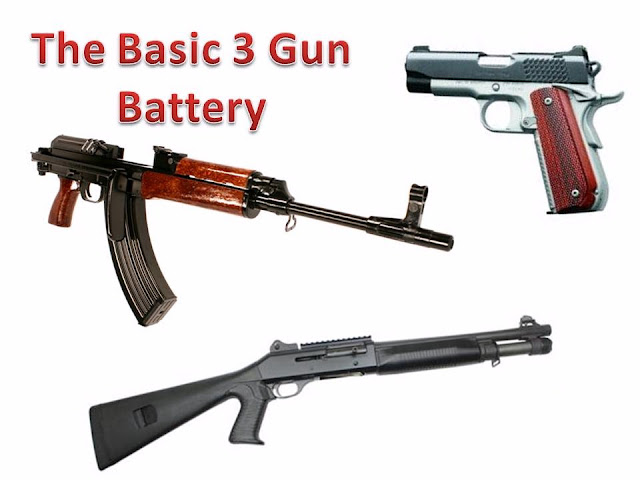 Average Joe's Handgun Reviews: The Basic Three Gun Battery