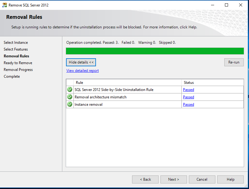 Uninstall SQL Server 2012 - SQL Server