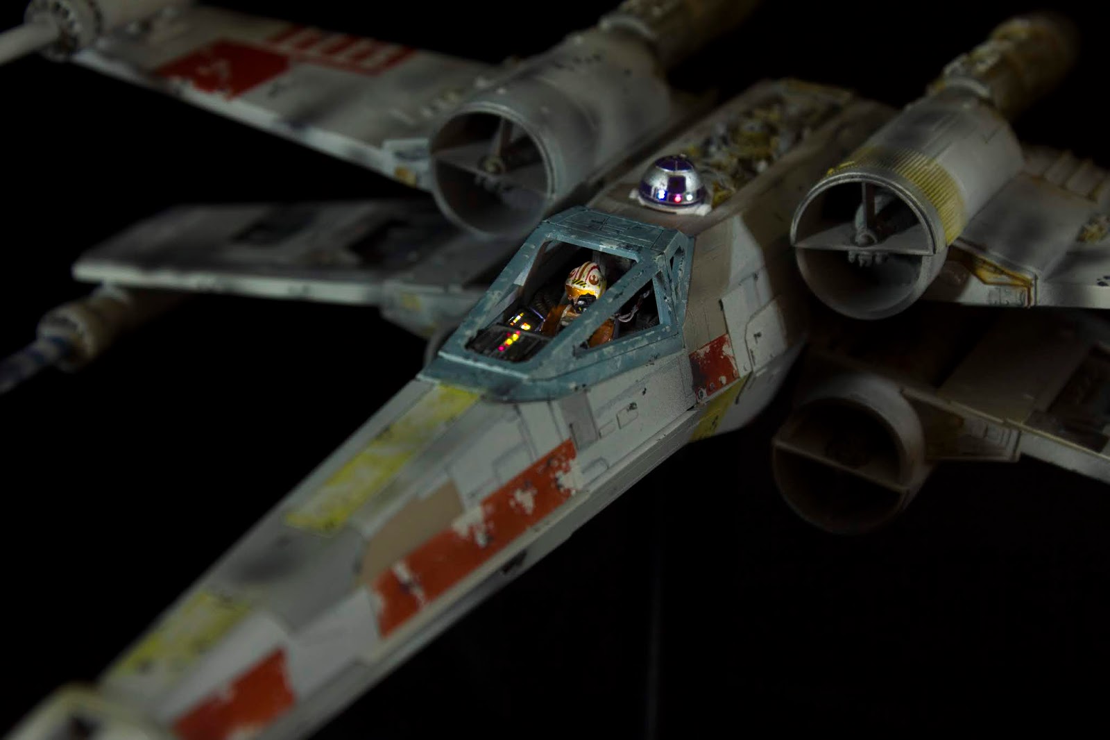 Bandai 1/48 scale X-Wing Model Build: Part X Final reveal of finished X ...