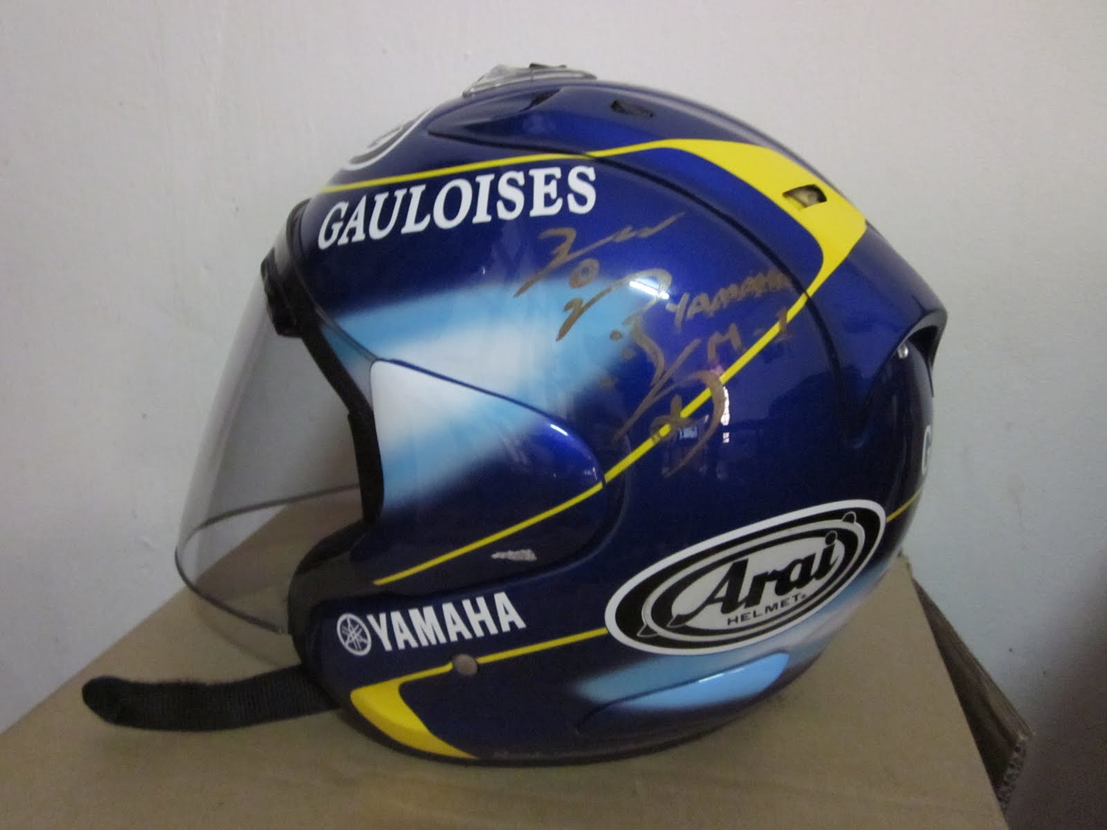 Fahmy Hattan.Rare: Arai sz Ram III yamaha gauloises