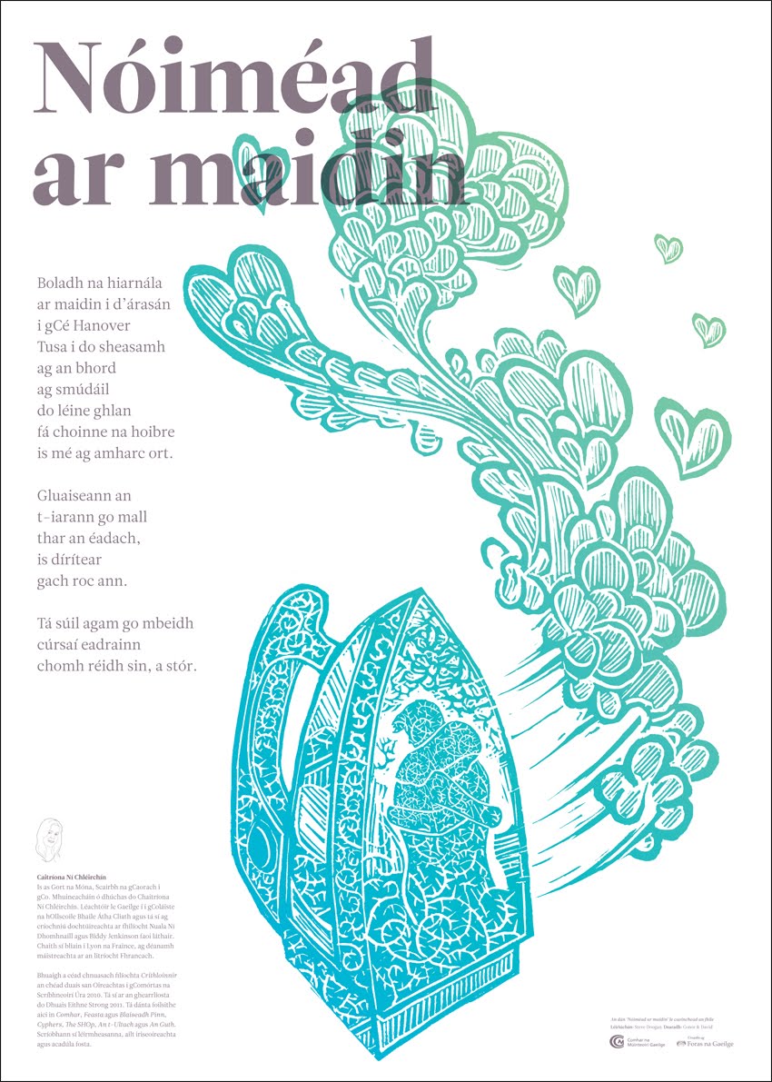 steve doogan: Irish language poster