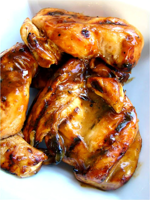 Honey dijon BBQ chicken