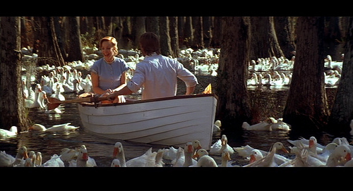 The notebook rowboat scene ~ Joe's bayou boat ramp