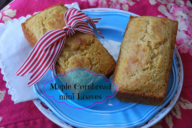 Baking and Creating with Avril: Maple Cornbread mini Loaves