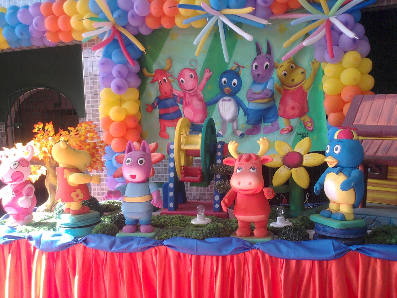 TURMA DO TECO TECO E PETELECO: ANIVERSÁRIO TEMA BACKYARDIGANS