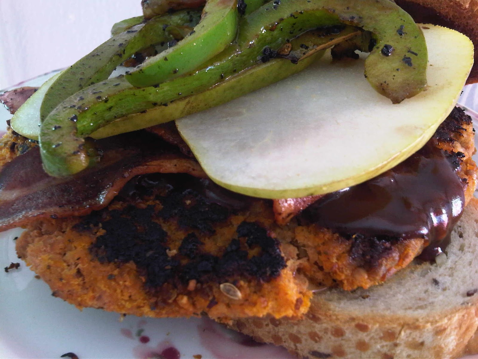 Smoothies & MORE: Apple & Carrot Pulp Turkey Burger