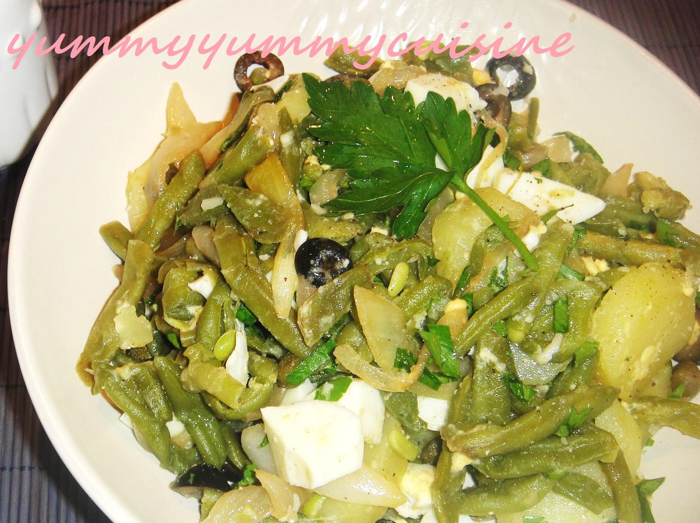 yummy yummy cuisine: Salade d'haricots verts