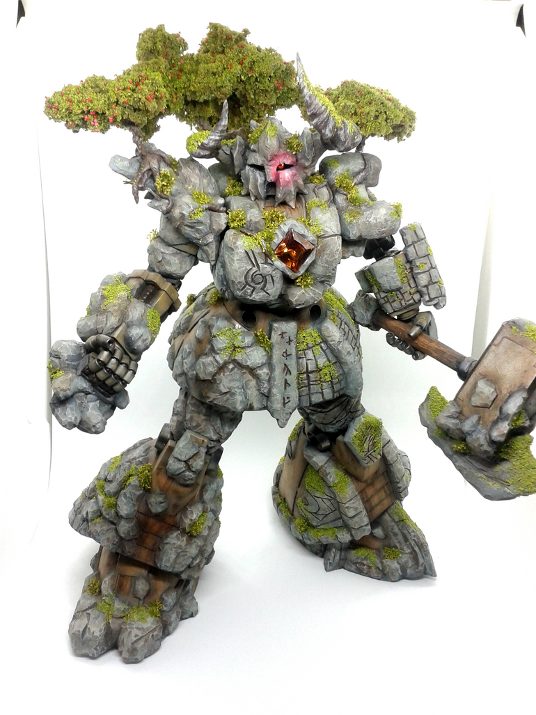 Custom Build: MG 1/100 Perfect Zeong [Elder Golem]