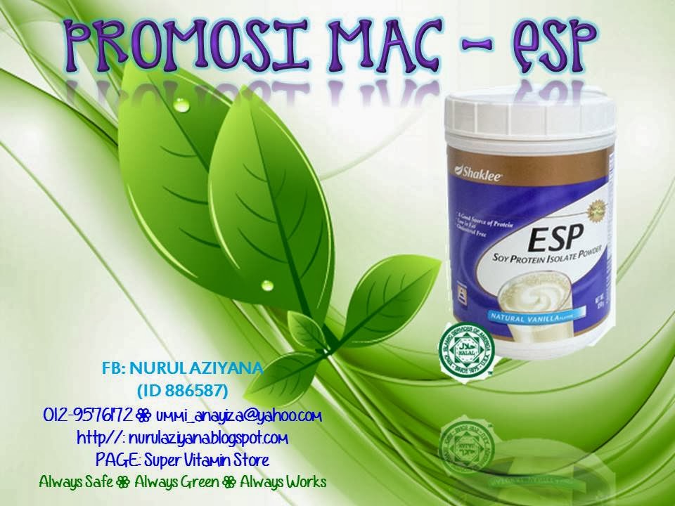 Keahlian Shaklee Secara Percuma dengan pembelian ESP ( Energizing Soy ...